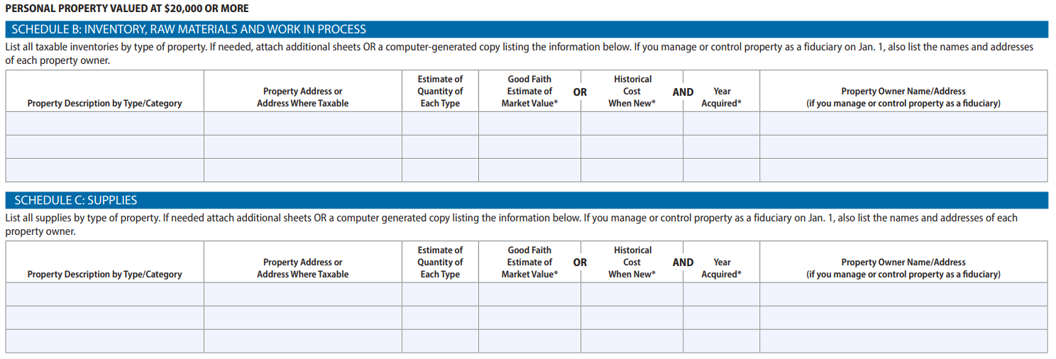 How To Complete Your Business Personal Property Rendition (Form 50-144 ...